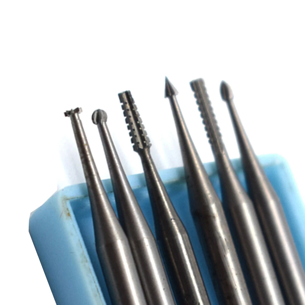 6Pcs-Set-Rotary-Burs-Sets-Round-Wheel-Pointed-Bud-Cylinder-Cone-Shapes ...
