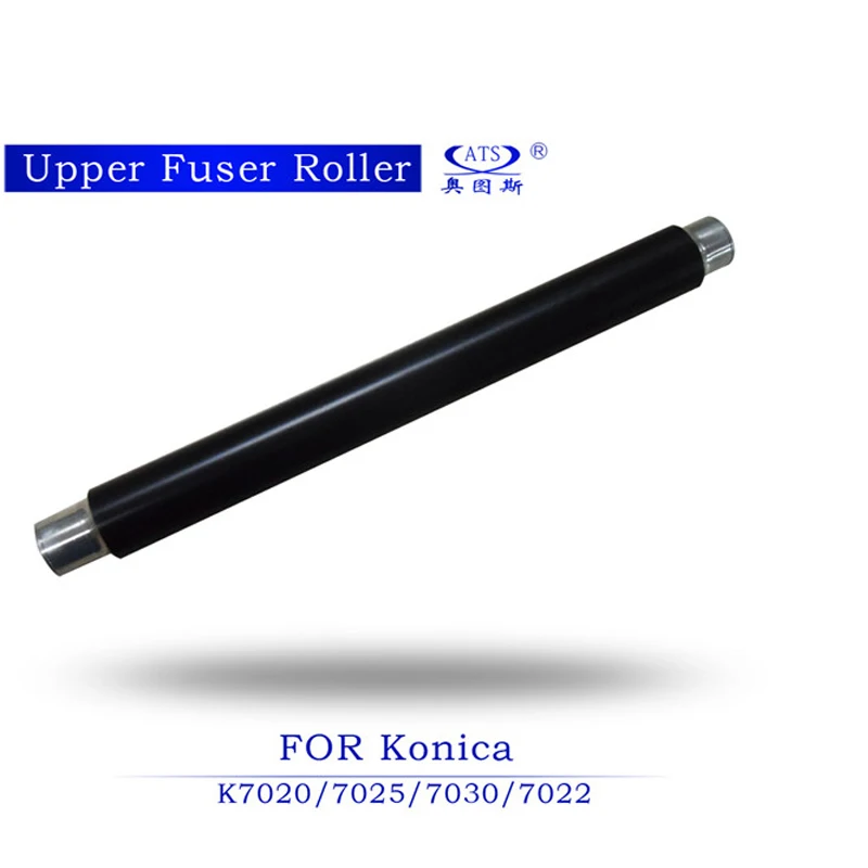 고품질 1 pcs 복사기 예비 부품 상단 퓨저 롤러 호환 konica k7020 7025 7030 7022 열 롤러 복사기 상단 ...