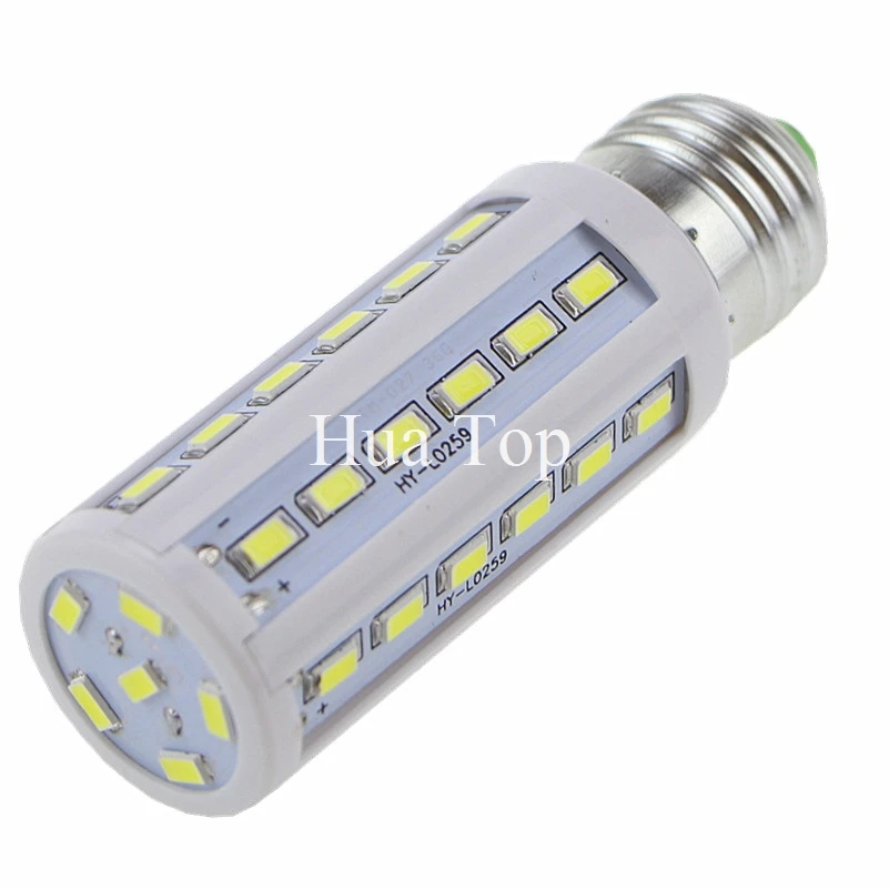 Lâmpada led milho, 20 pçs, e27, 110 ~ 130v/220v, 12w, 5730 led, luz de ...