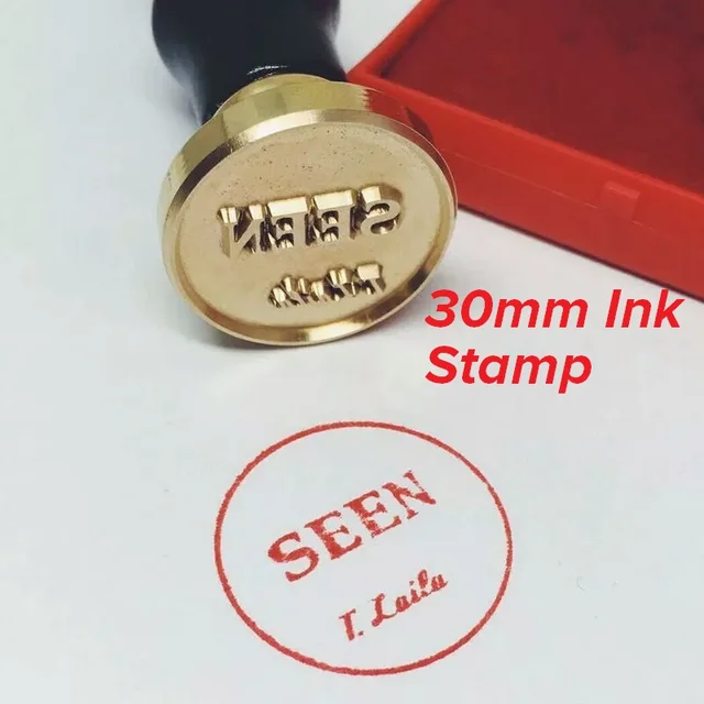 custom size ink stamp