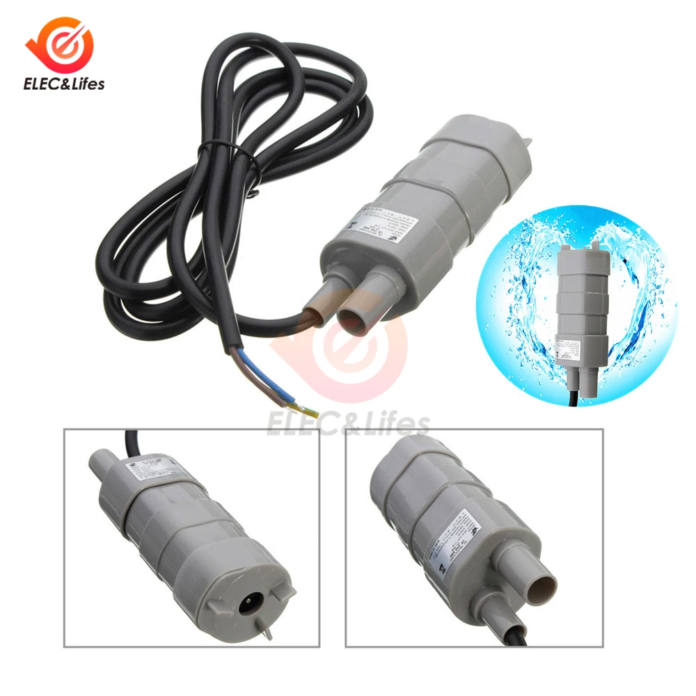 JT-500 600L/H 5M high Pressure DC Submersible Water Pump 12V 24V Three ...