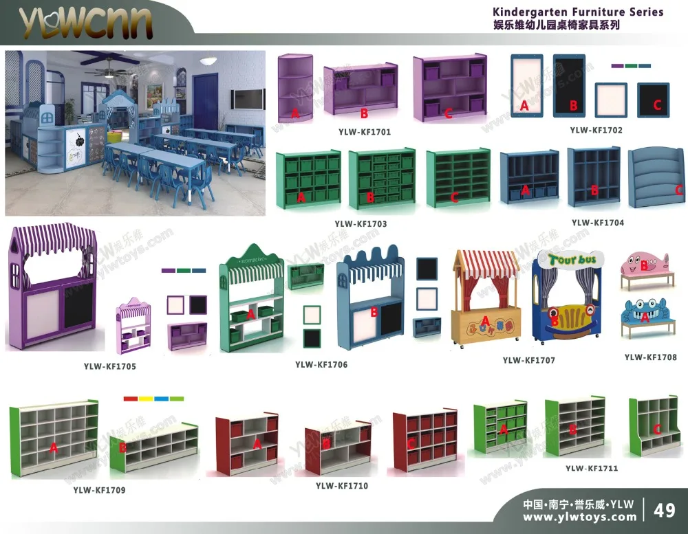 Kindergarten-storage-cabinet-plastic-storage-box-wooden-box-baby-play ...