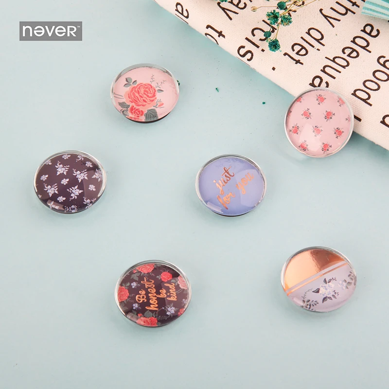 Never Rosebush Series Magnetic Thumb Tack Glass Thumbtack Super Size ...