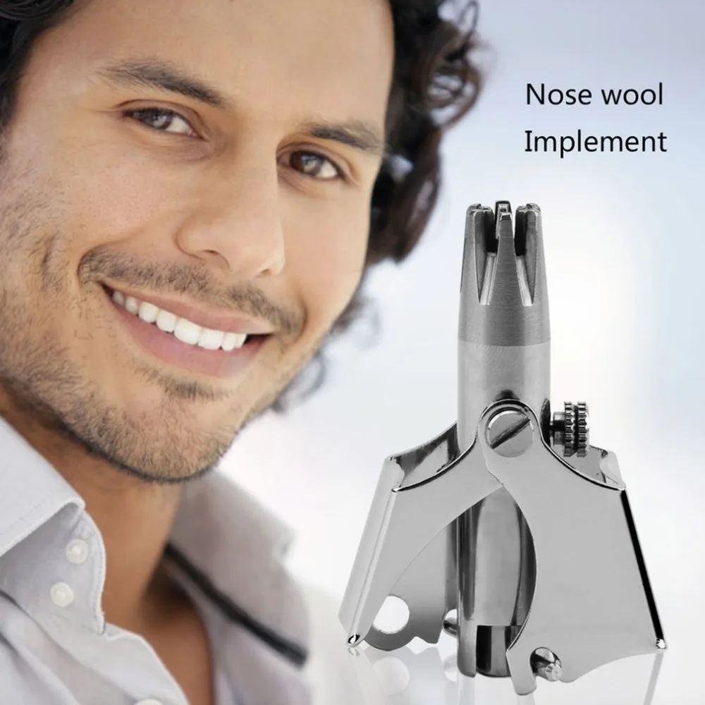 Portable Waterproof Manual Nose Trimmer For Shaving Face Care For Man Nose Ear Hair Trimmer