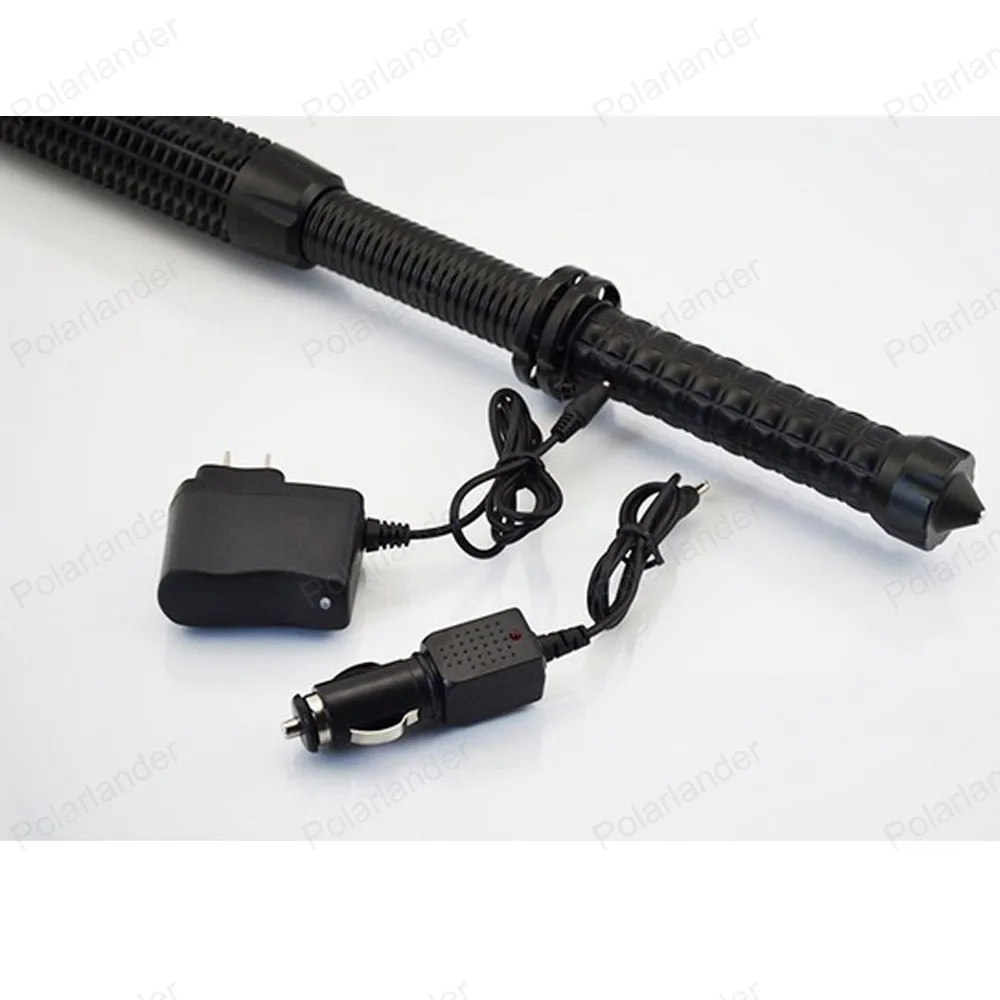 Intelligent digital circuit telescopic mace straight charge flashlight ...