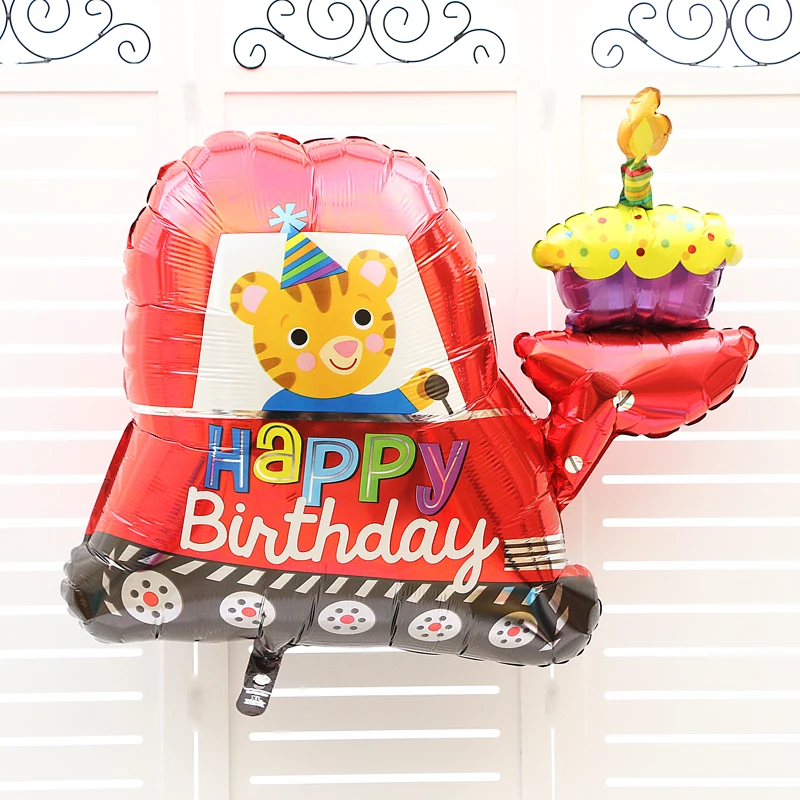 kids baby happy birthday balloon inflatable helium foil party ...