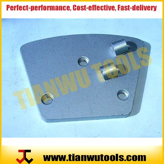 Trapizoid PCD grinding plate for Concrete , the floor renovation tools ...