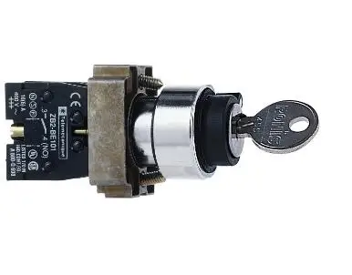 XB2BG21C XB2BG21 = ZB2BZ101C + ZB2BG2C 22ミリメートル1NO XB2BGとキーセレクタスイッチ ...