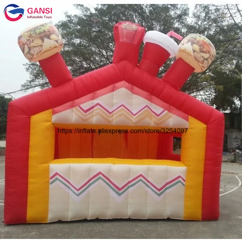 4*3*3m Inflatable Carnival Treat Stand Stall Portable Inflatable Tent ...