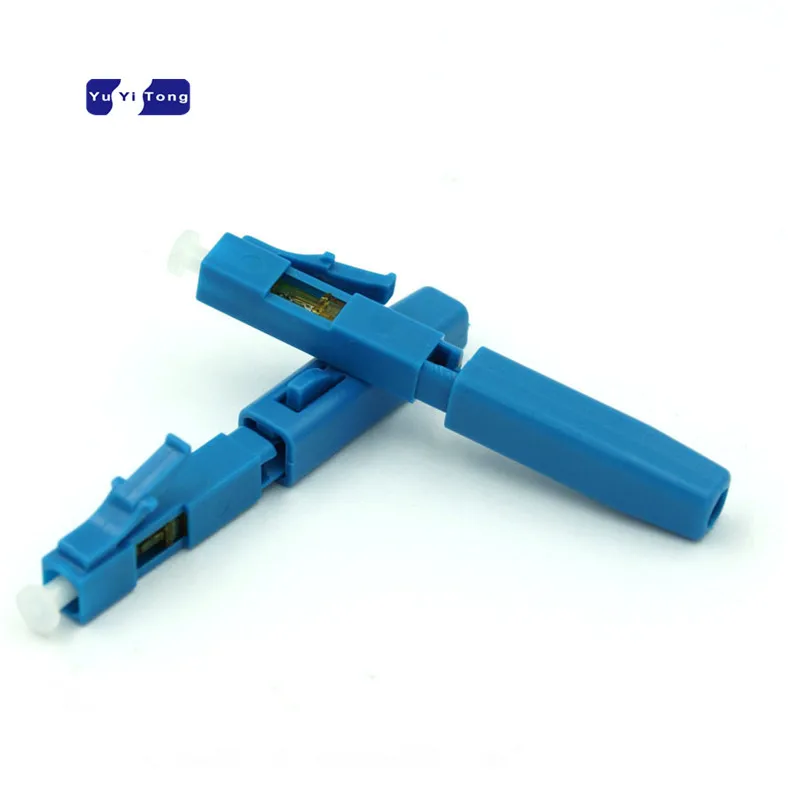 10 pcs Lc / upc fiber optic quick connector embedded type cold junction ...