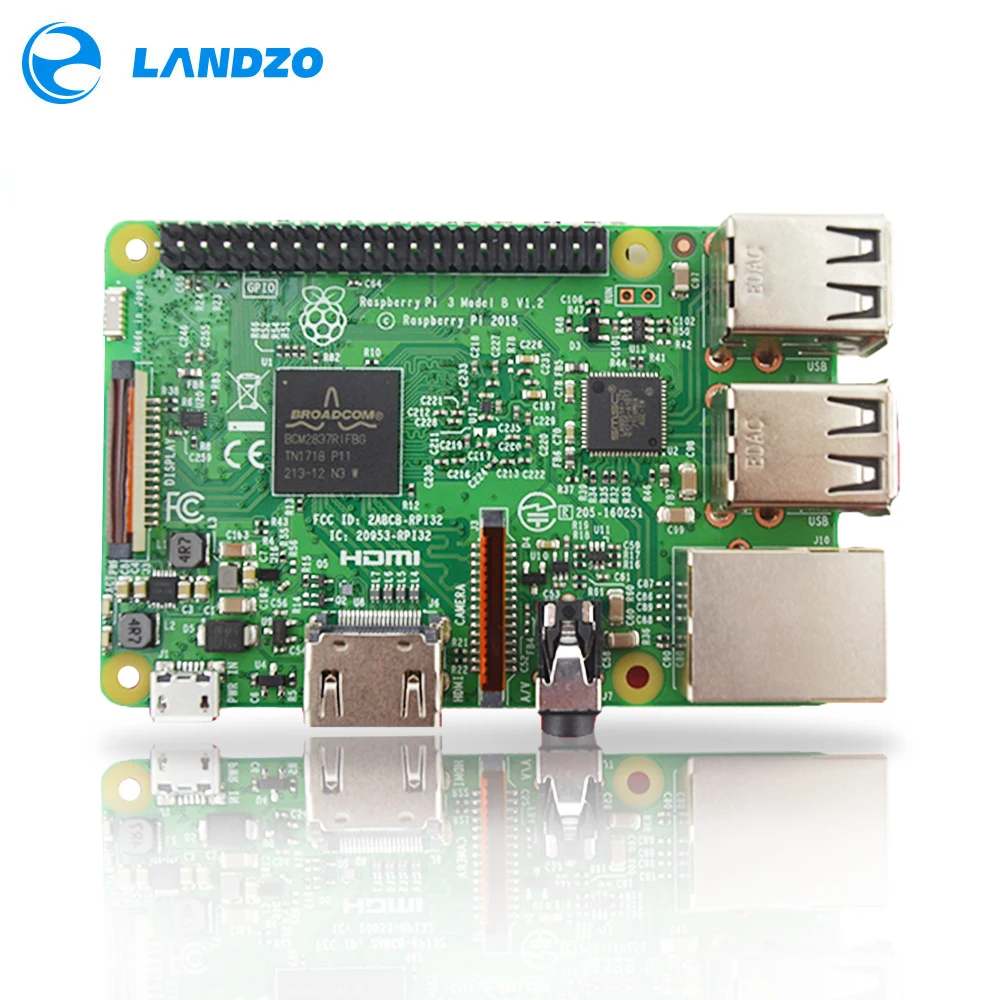 Raspberry Pi 3 Model B BCM2837 1.2G raspberry pi 3 with WIFI and ...