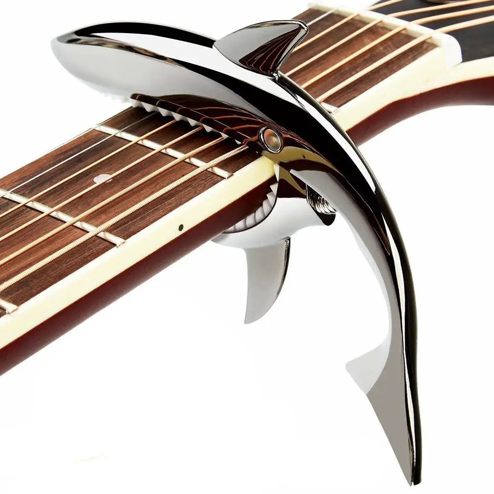 Shark Guitar Capo Zinc Alloy Quick Change Guitarra String Capos For ...