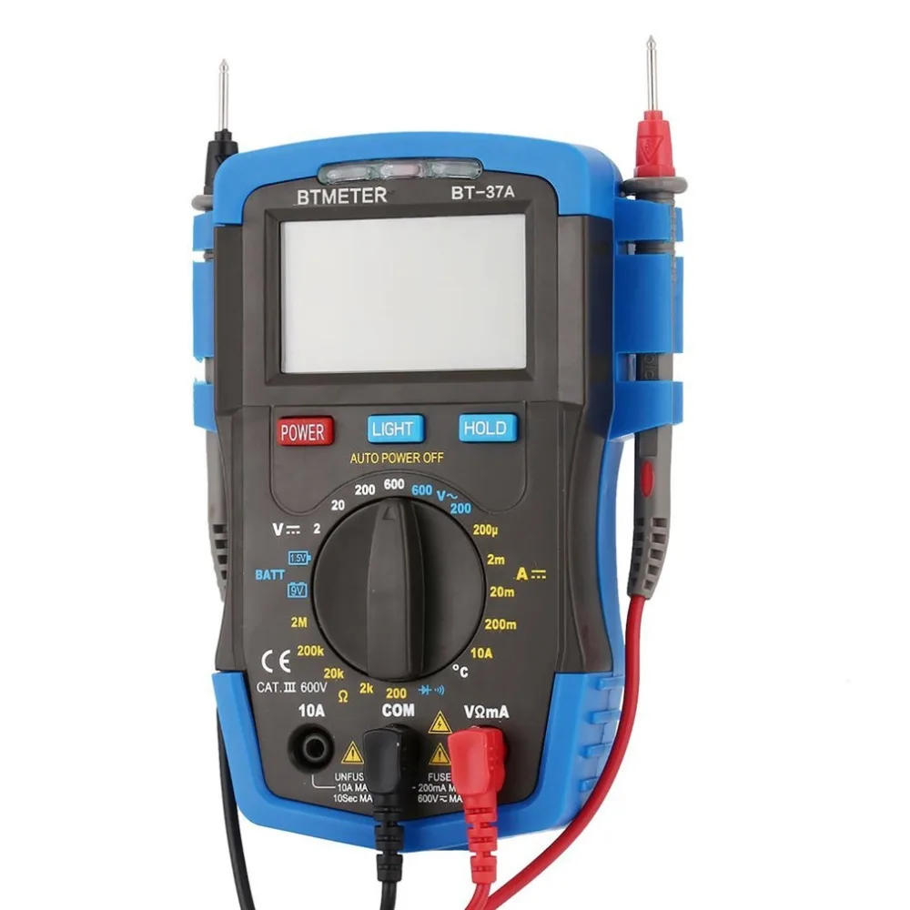 BTMETER DC/AC Mini Digital Multimeter BT 37A/B/C/K 1999 6000 Resistance ...