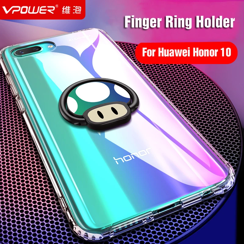 Vpower For Huawei Honor 10 Case Cover Ring Holder Soft TPU Protective ...