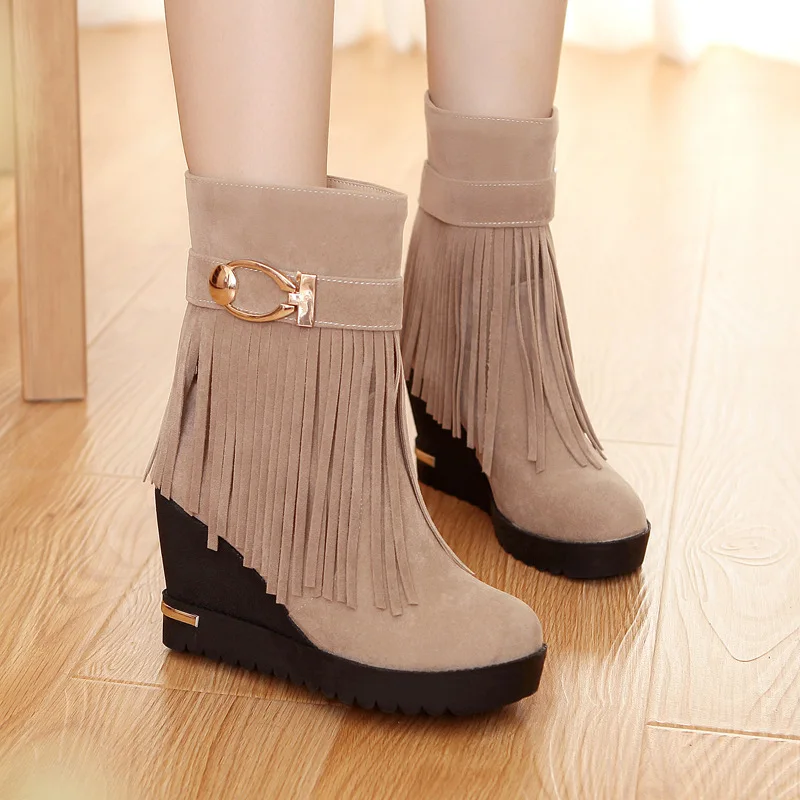 chaussure hiver talon compense