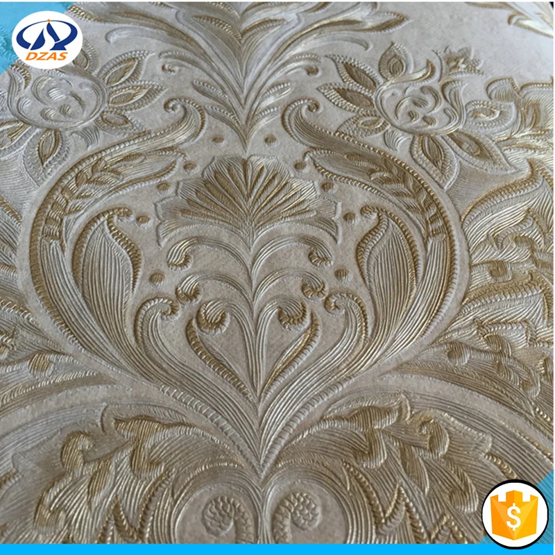 Embossed background wallpaper European-style wallpaper sample Atlas ...