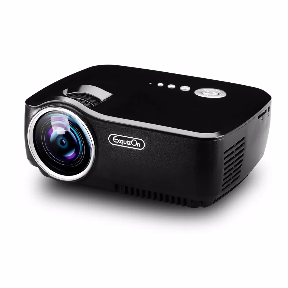 Exquizon GP70 Mini Projetor Portátil 1800 Lumens Suporte 1920x1080 P ...