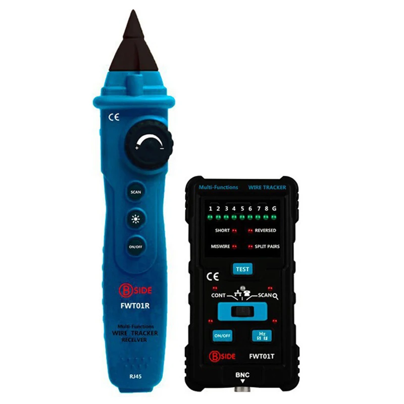 Fwt01 Multi Functional Handheld Network Lan Cable Tester Rj45 Rj11