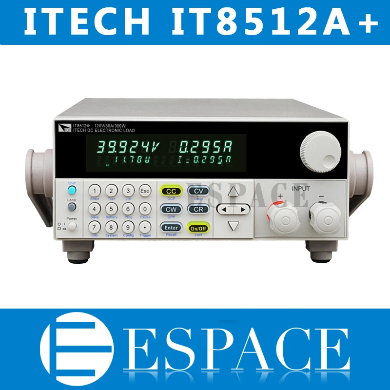 Itech It8512a+ Dc Electronic Load One Way Programmable 150v/30a/300w Free Dhl - Oscilloscopes ...