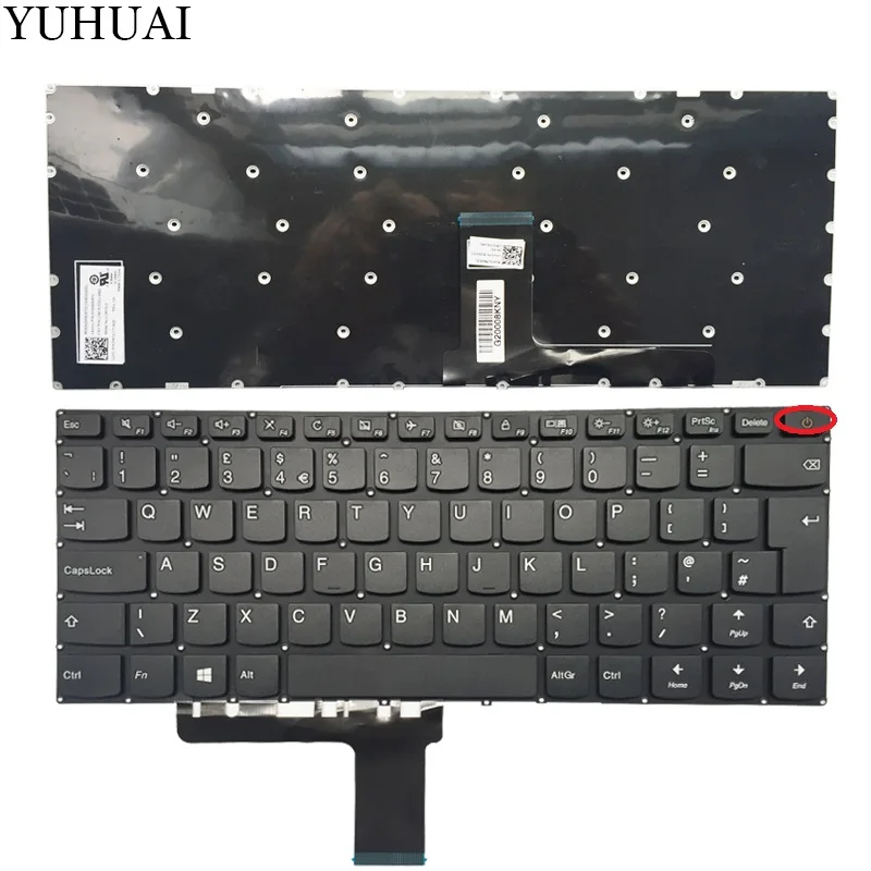 Baru-Inggris-Keyboard-untuk-Laptop-LENOVO-IdeaPad-310-14-310-14ISK-310 ...
