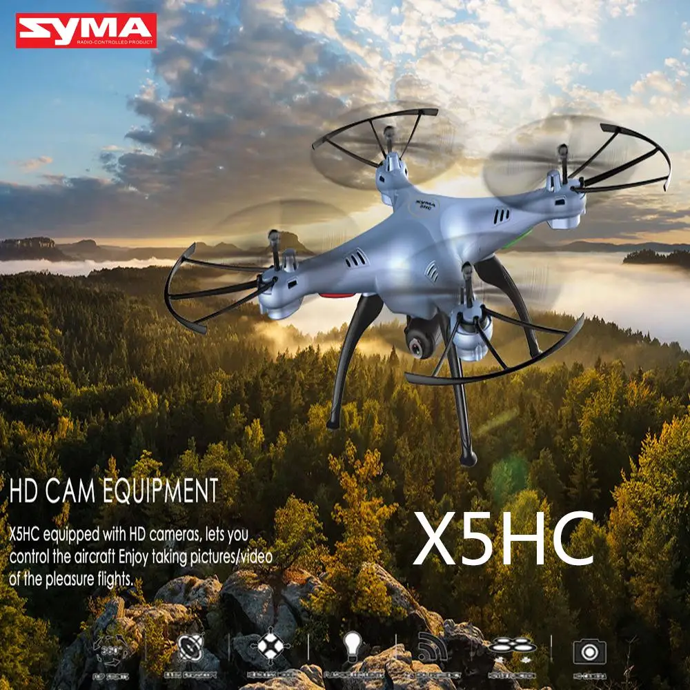 Buy Syma X5hw X5hc 6axis 4ch Rc Quadcopter Drone With
