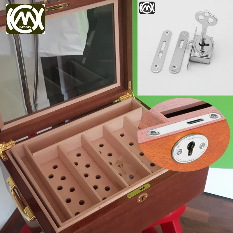 10pcs-KIMXIN-spot-sales-Silver-High-grade-woodenbox-lock-Jewelrybox ...