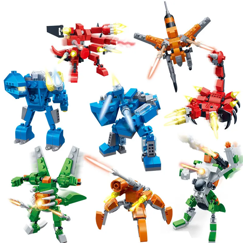 BanBao 7249 Mech Force Robot Army Blocks Educational Building Bricks ...