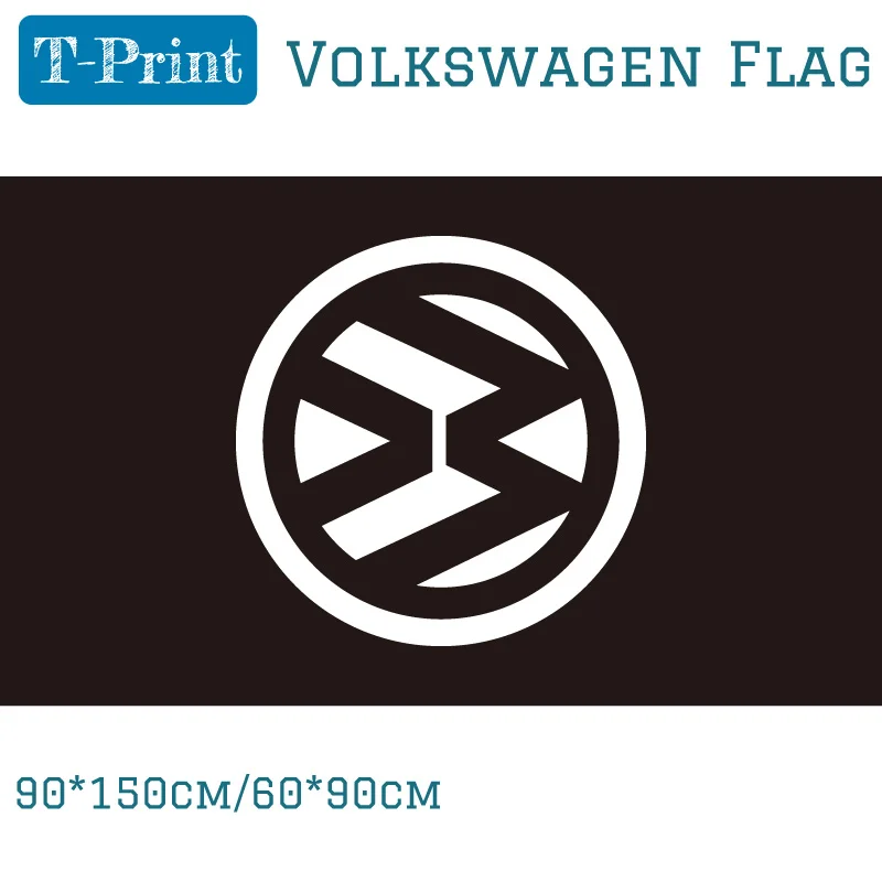 60*90cm 90*150cm 3*5FT Polyster Volkswagen Flag For Home Office Party ...
