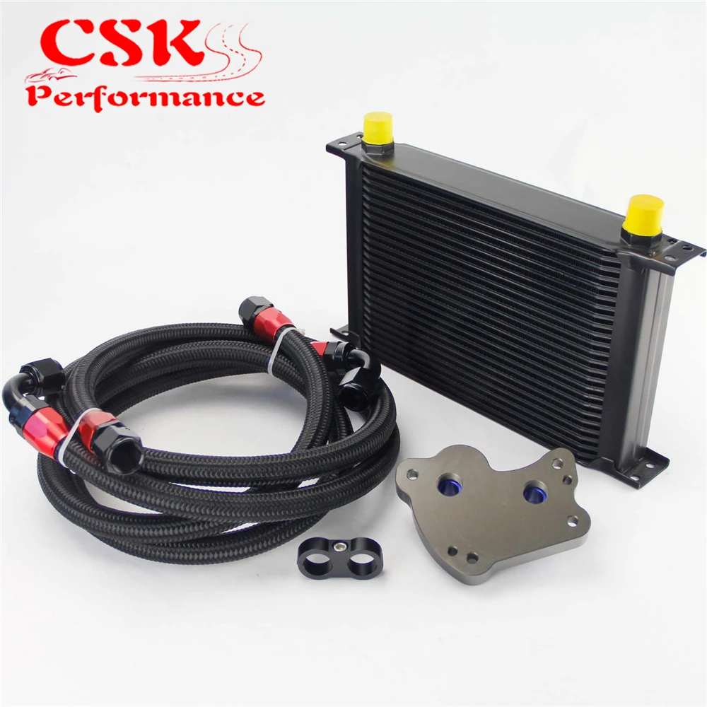 25 Row 248mm AN10 British Oil Cooler Kit Fits For BMW Mini Cooper R53 ...
