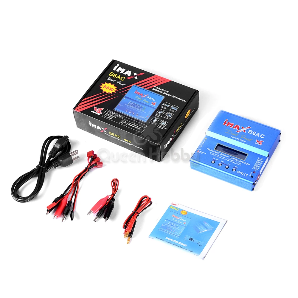 80w Imax B6ac Rc Balance Battery Charger B6 Ac Battery Balance Charger ...