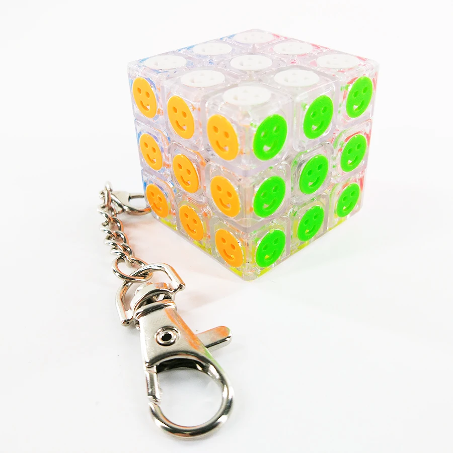 Generic Mini Keychain Cube Portable 2x2x2 3x3x3 Cylinder Pyramid @ Best ...