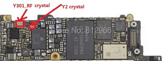 200pcslot ,For iPhone 5 5G Y301_RF 19.2M and Y2 32.768K Crystal ...
