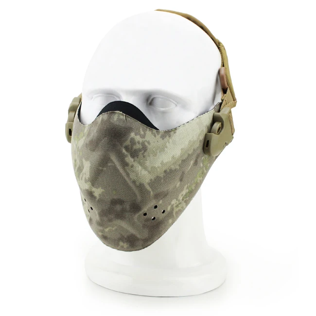 Super Light Half Face Tactical Mask Camouflage Tactical Mask Outdoor ...