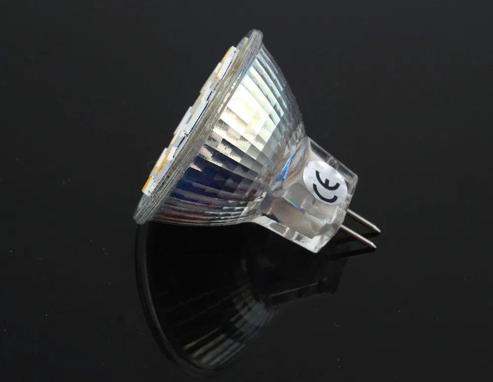 2-Packs 2W MR11 GU4 LED Bulb 12 Volt 20W Halogen Replacement 120 Degrees MR11 G4/GU4.0 LED Spot ...