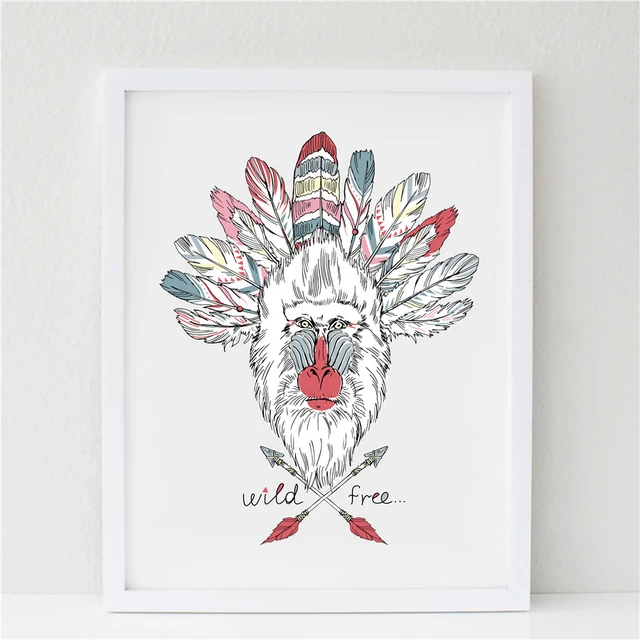 Animal Print Aztec Drawings