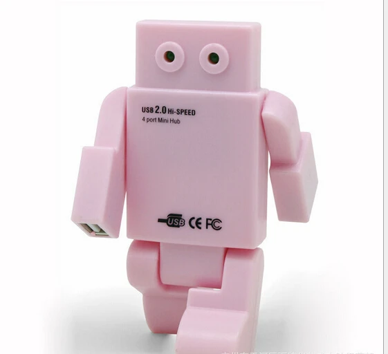 Robot 4 Ports USB 2.0 HUB For Computer Peripherals Accessories 4 Port ...