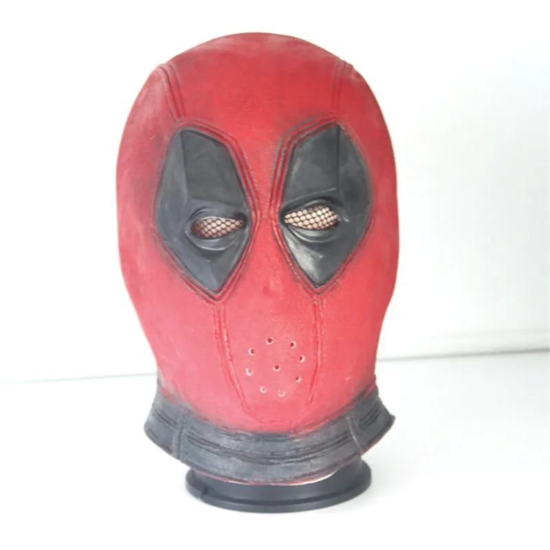 New Marvel Superhero Deadpool Mask Breathable Latex Full Face Mask ...