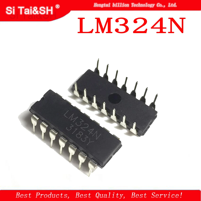 10PCS LM324 LM324N DIP 14 New Quad Operational Amplifier| | - AliExpress