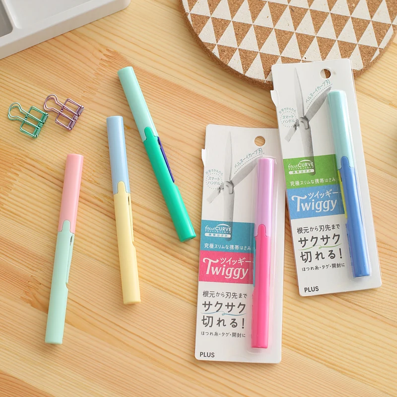 Japan-PLUS-SC-130P-Portable-Scissors-Pen-Type-Portable-Scissors ...