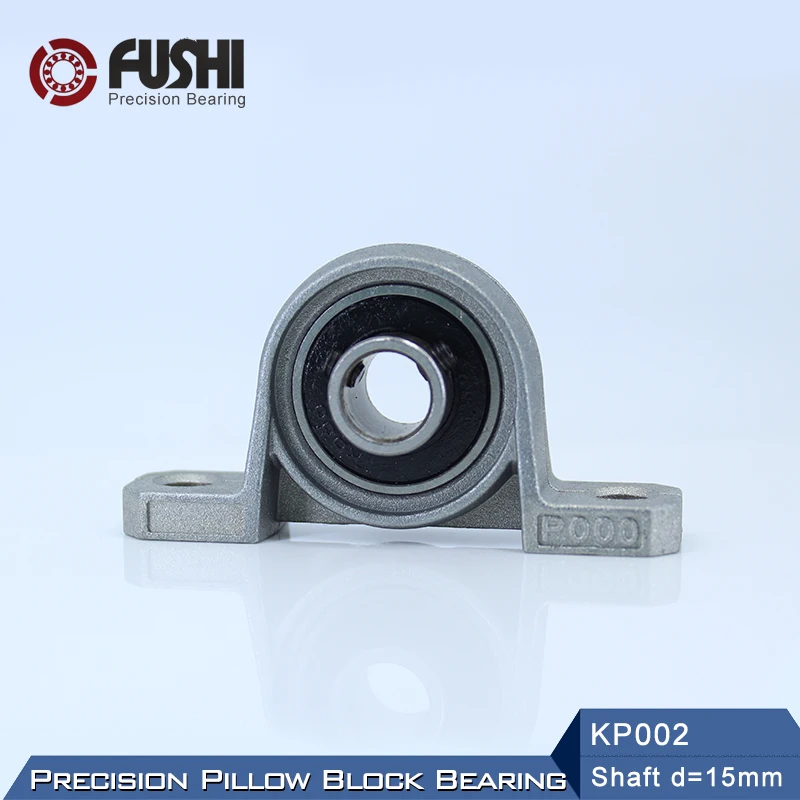 KP002-Bearing-15-mm-Shaft-Diameter-4-PCS-KP-Zinc-Alloy-Pillow-Block-KP ...