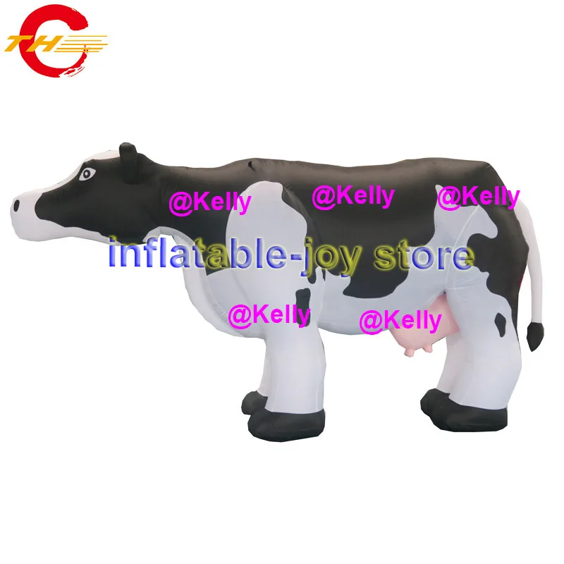 Free shipping inflatable cow, 4.5m long inflatable milk cow for sale ...