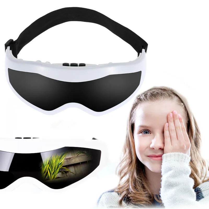 Electric Eye Massager Glasses Eye Mask Usb Vibration Alleviate Fatigue Stress Relief Relax