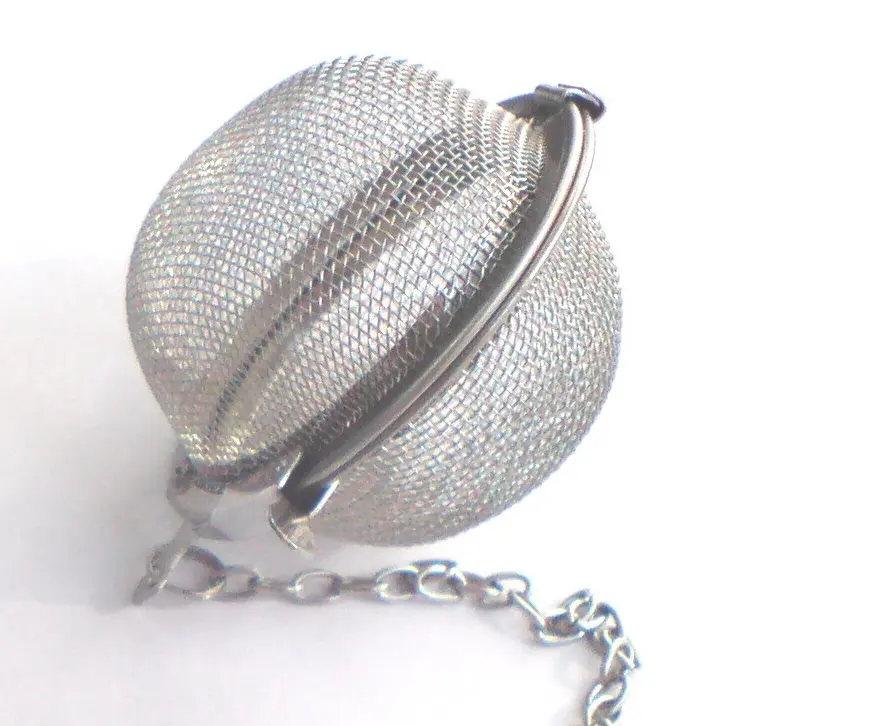FREE SHIPPING 1pcs Stainless Steel Tea Ball 4.5cm Pot Infuser Strainer ...