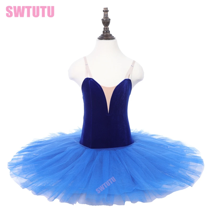 Royal blue pre professional ballet tutus women performance dance tutu ...