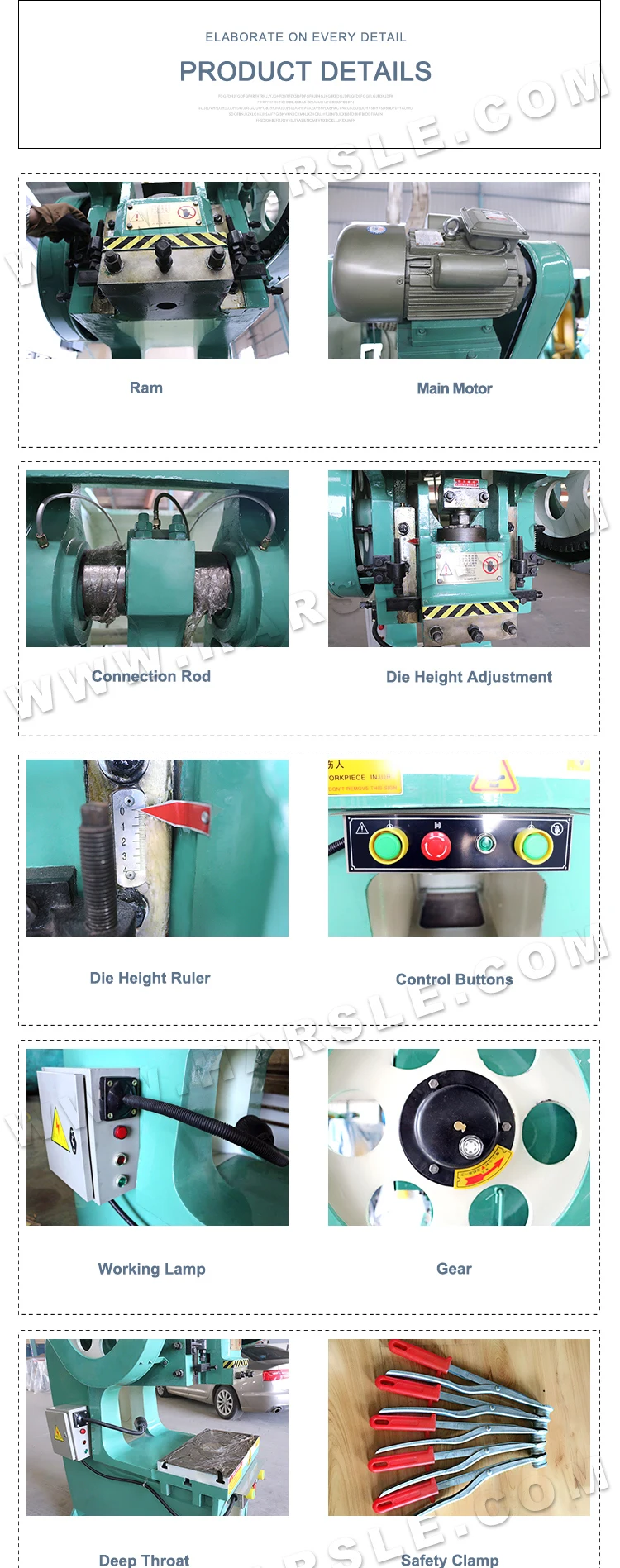 J21S серия Открытый-stype Наклонный Высокоточный силовой пресс