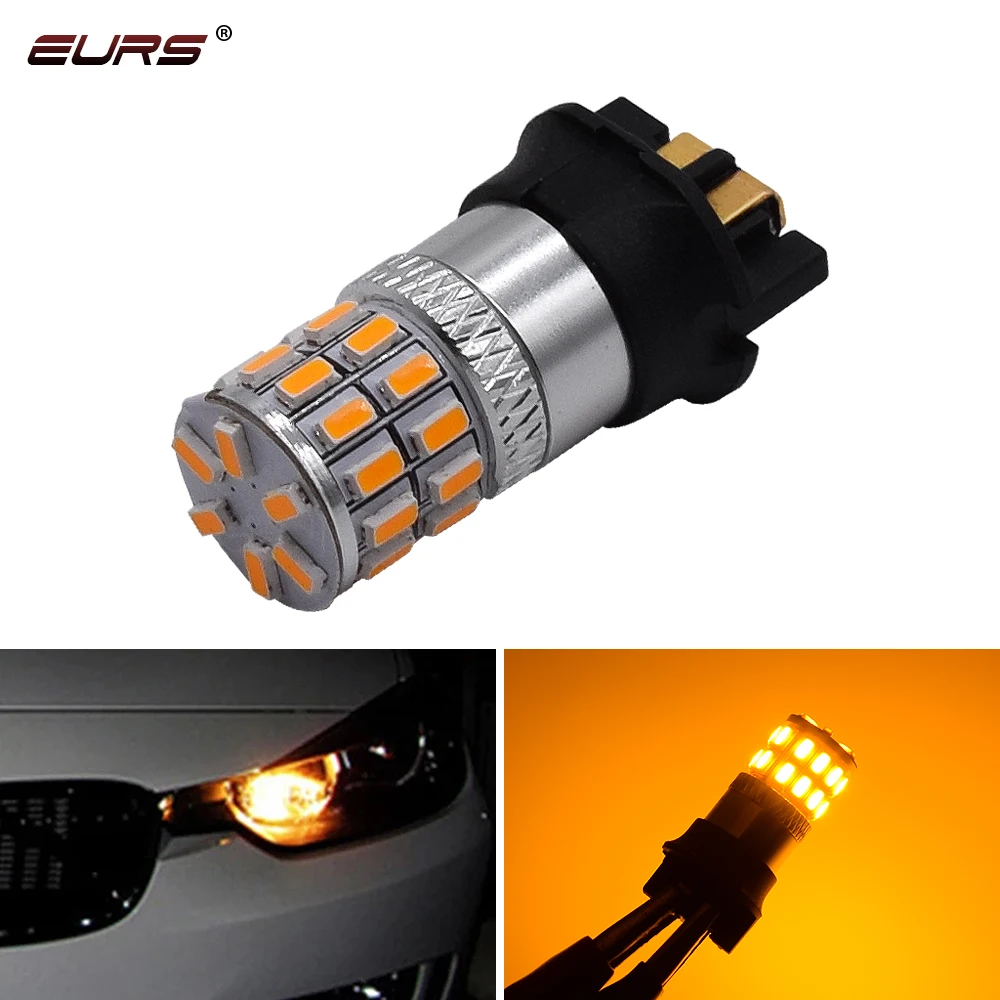1pcs-Canbus-PW24W-PWY24W-LED-Bulbs-3014-30smd-Turn-Signal-Light-Daytime ...