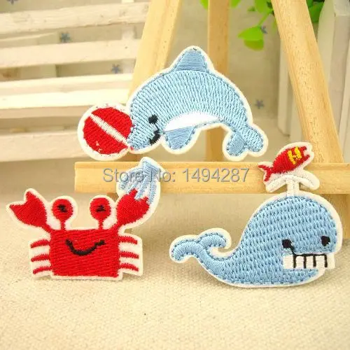 DIY decorative stickers cartoon cloth ironing gum paste to patch ...