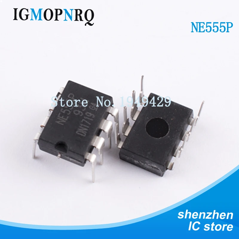 NE555P NE555 NE555N ne555 10PCS/Lot DIP-8 Timing Chip New ne555 ...