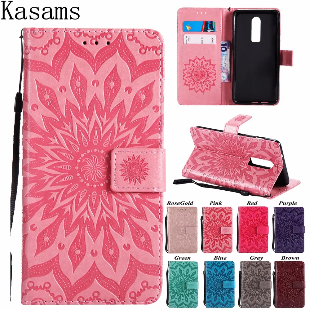 3D Sunflower For Oneplus 6 5 5T Phone Case One Plus 5T 1+5t PU Leather ...