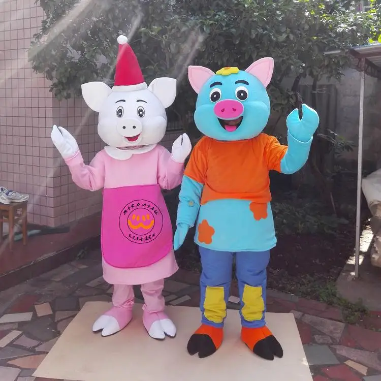 Cartoon Pig Cosplay Mascot Costume - AllCosplay.com